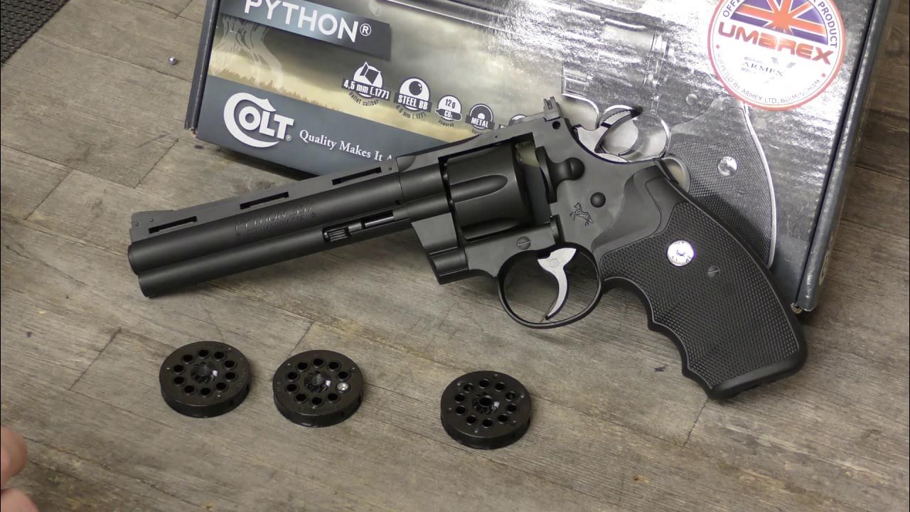 REVIEW: Colt Python - CO2 Pellet Pistol - YouTube