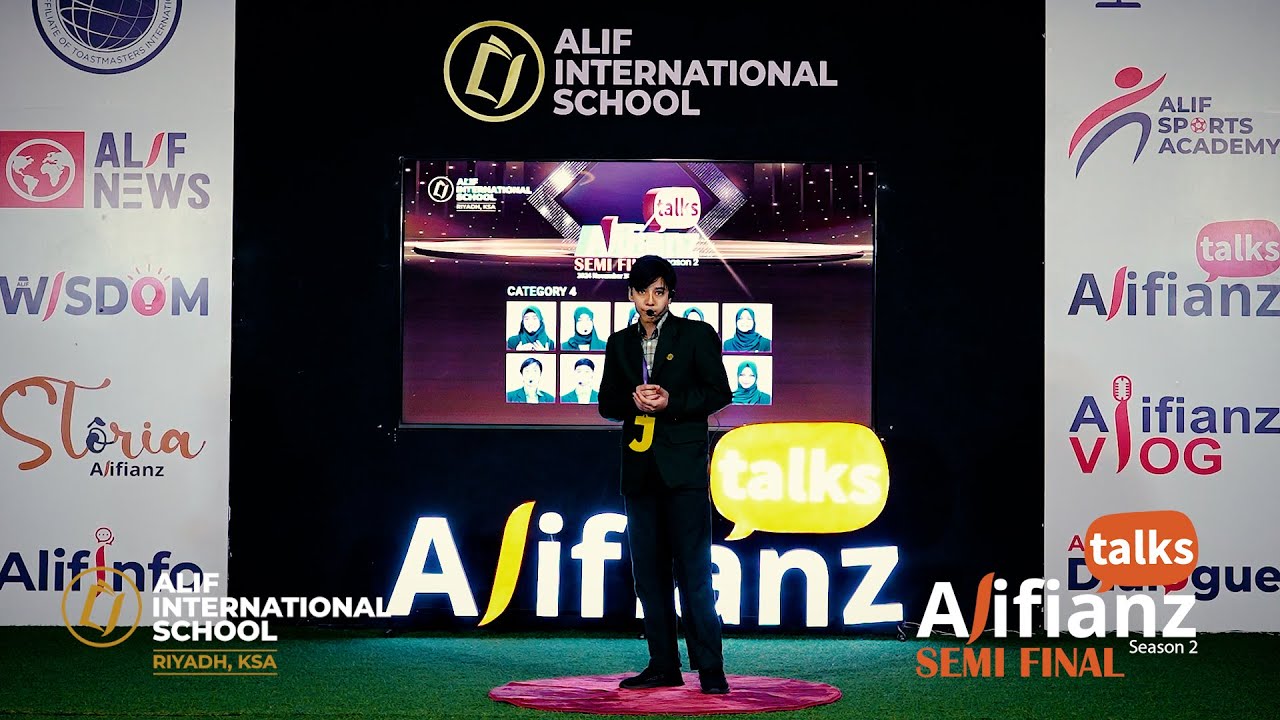 Alifianz Talks Season 2 Semifinal | Mohammed Arham Majid | Cat-4 | Alif ...