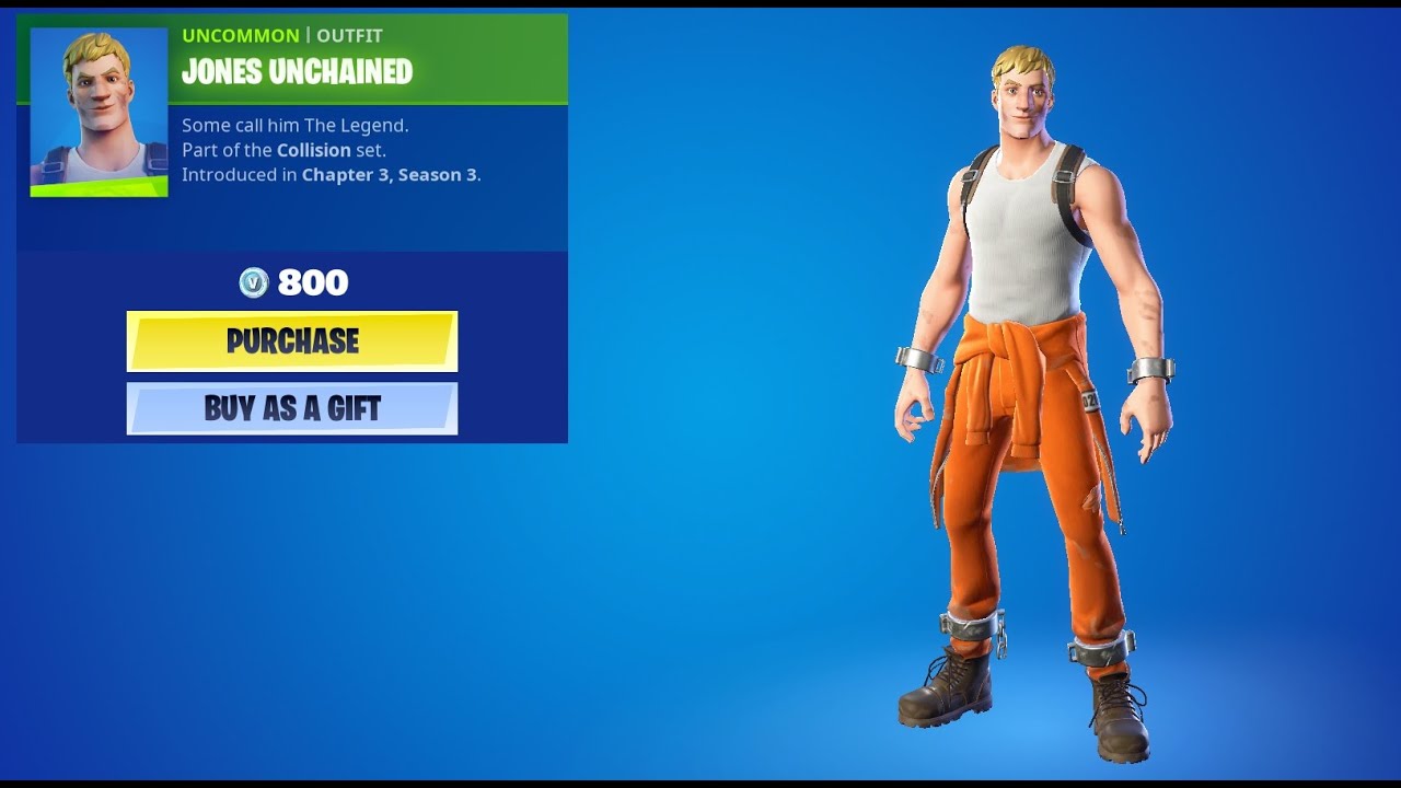 Fortnite item shop today June 11 2022, Jones Unchained NEW, Trinity ...