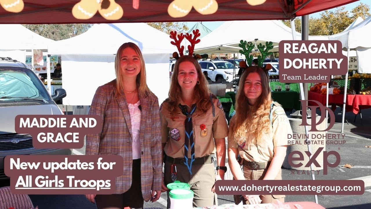 Scouts BSA Troop - Reagan Doherty with Maddie and Grace - YouTube