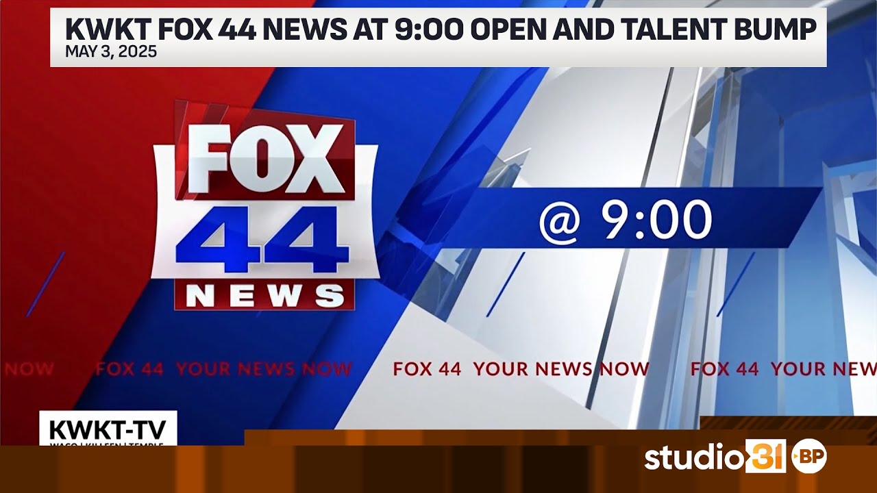 KWKT FOX 44 News at 9:00 Open and Talent Bump, 5/3/2025 - YouTube