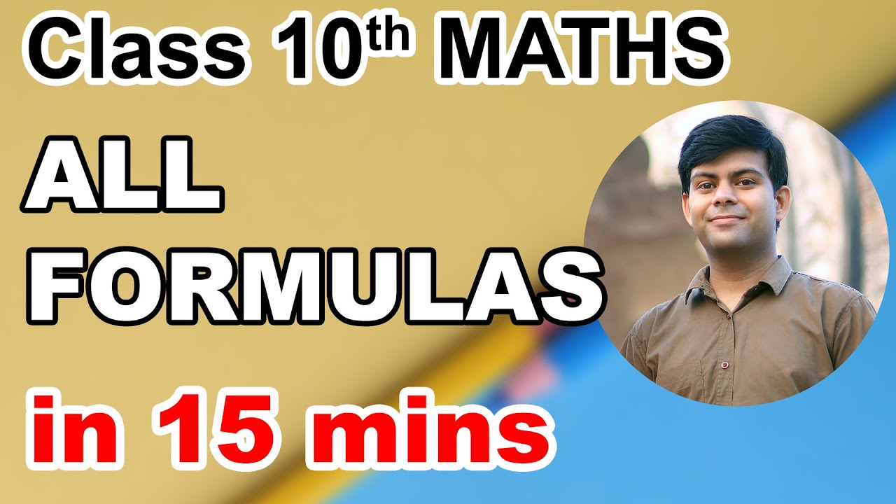 All Formulas in 10 mins | Important Questions ? 2024 Exam Revision ...