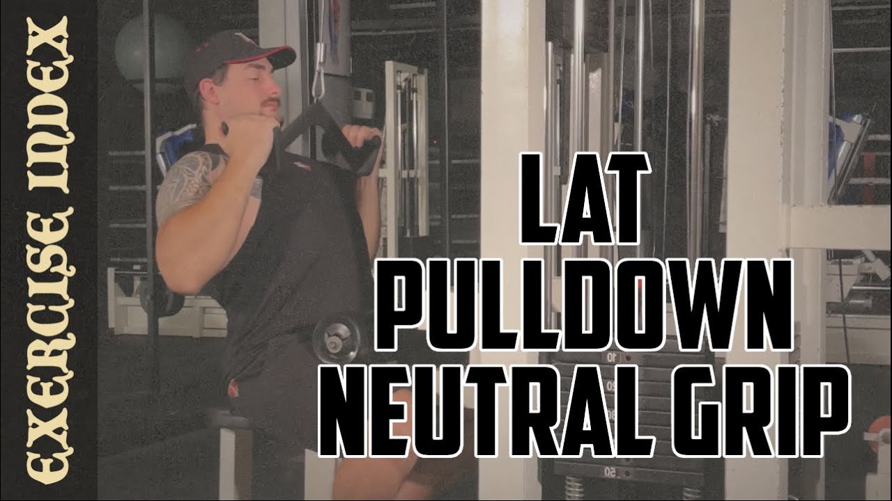 Tutorial LAT PULLDOWN - NEUTRAL GRIP 🏋🏻‍♂️: Tecnica ed Esecuzione ️ (+Errori da evitare ️) - YouTube