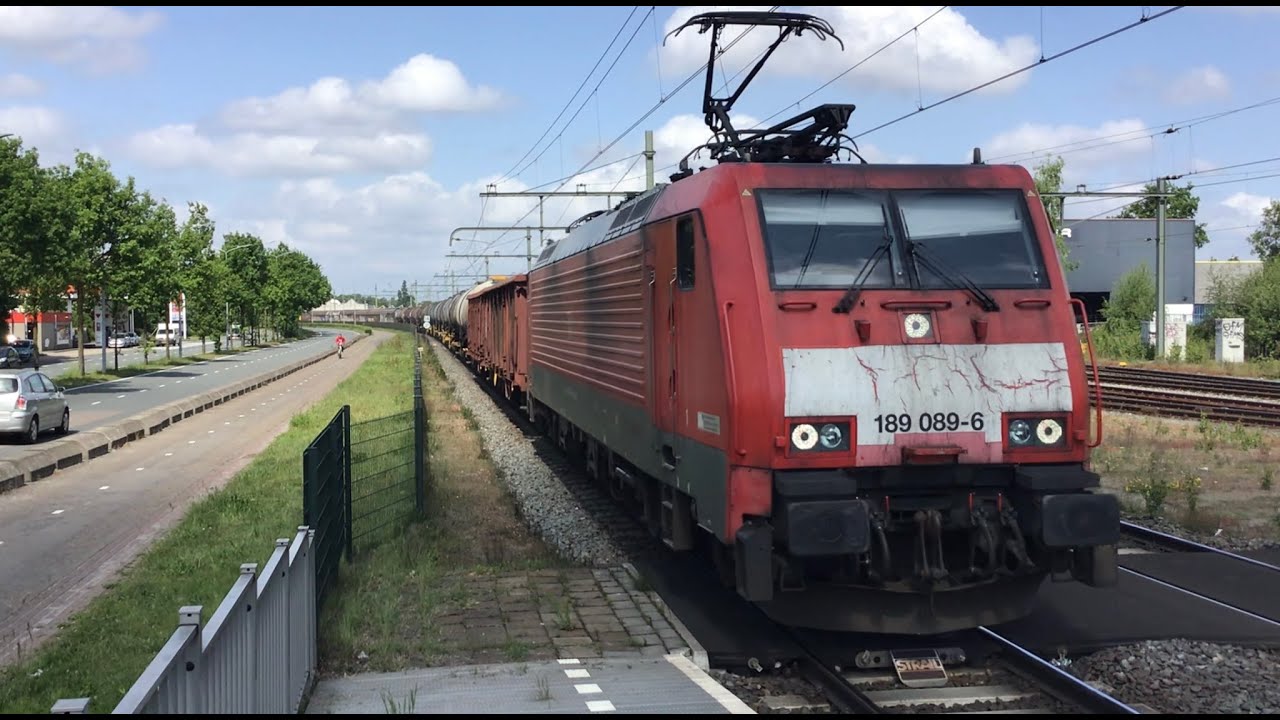 DB Cargo with Mixed Freight Train at Blerick the Netherlands 🇳🇱 May 7 ...