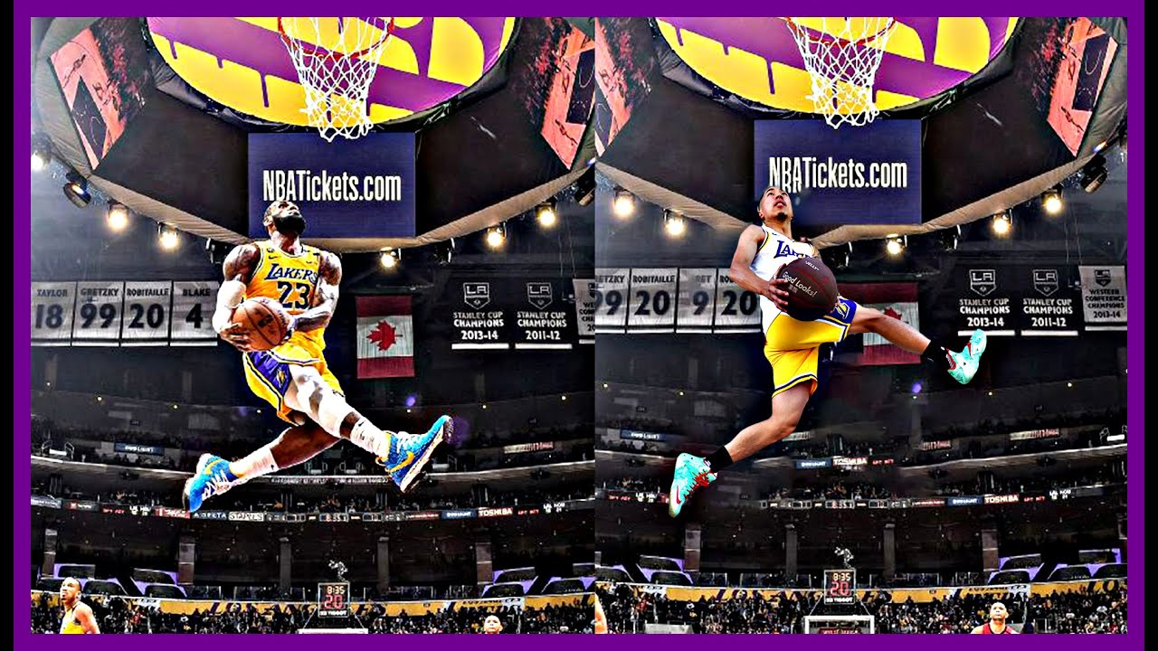 I Did LeBron James BEST DUNKS - YouTube