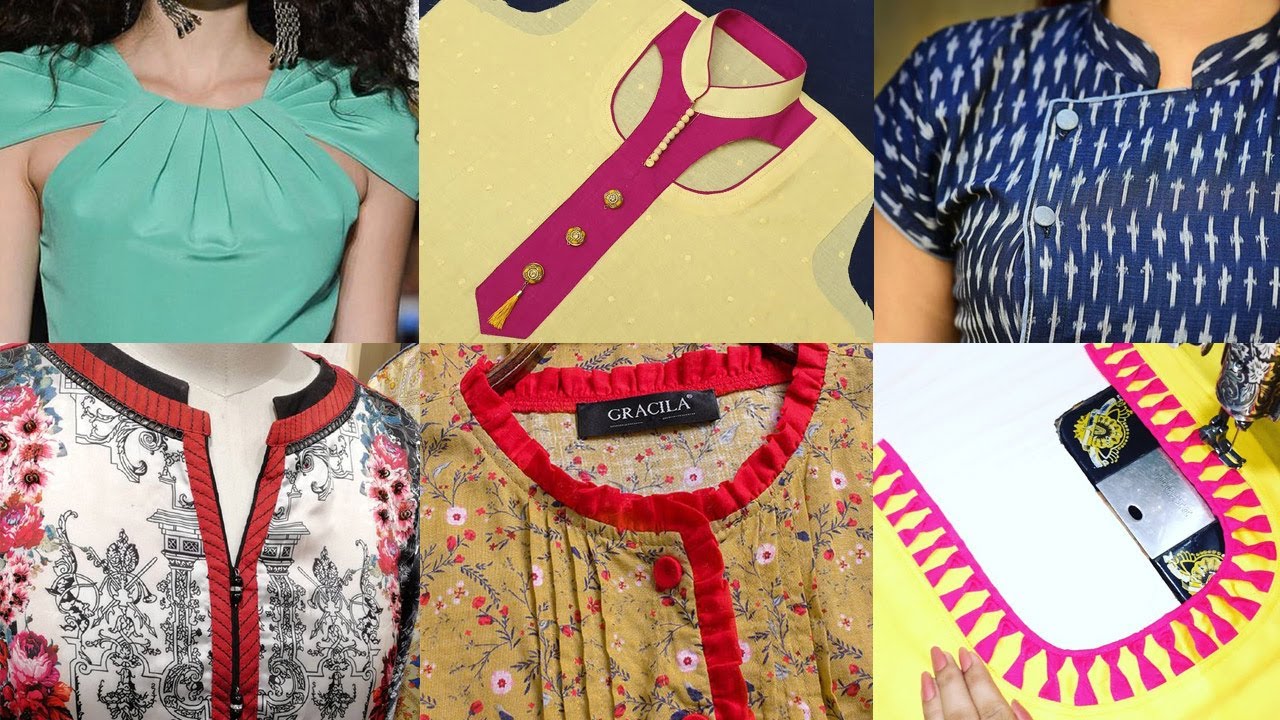 Trendy Kurti Neck Design | Patch Work Neck Design | New Neck Design ...