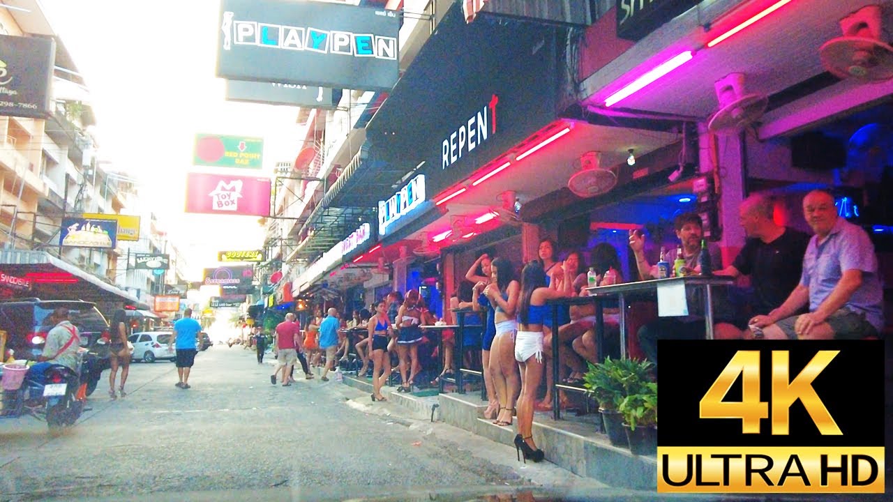 Pattaya 4K Driving Soi 6, Beach Road, Soi Bua Khao, Walking Street, 2nd ...