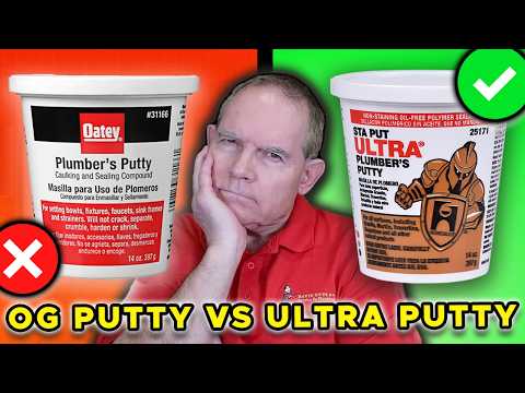 Old School Putty vs New Ultra Putty? Master Plumber Explains! (Plumber's Putty Best Uses)