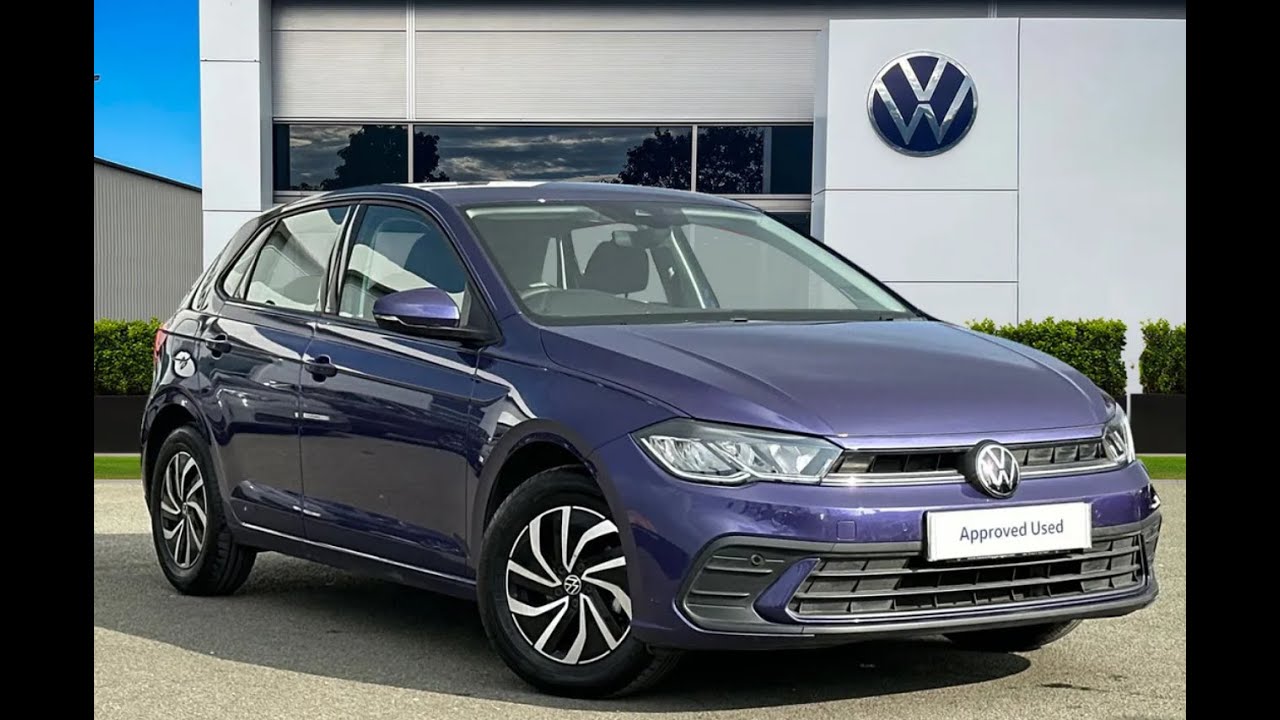 Approved Used Volkswagen Polo Life 1.0TSI 95 DSG in Vibrant Violet ...