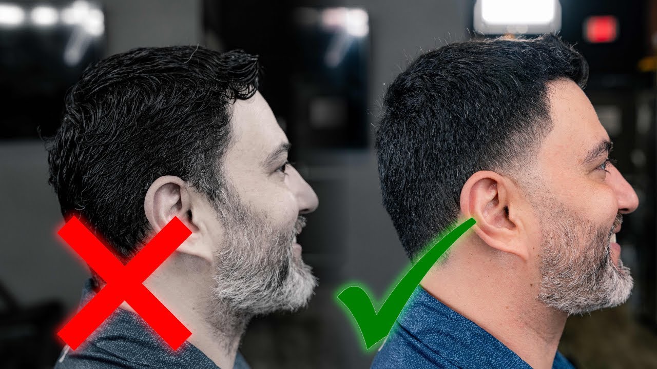 BLOWOUT TAPER TEMP FADE HAIRCUT BARBER TUTORIAL - YouTube