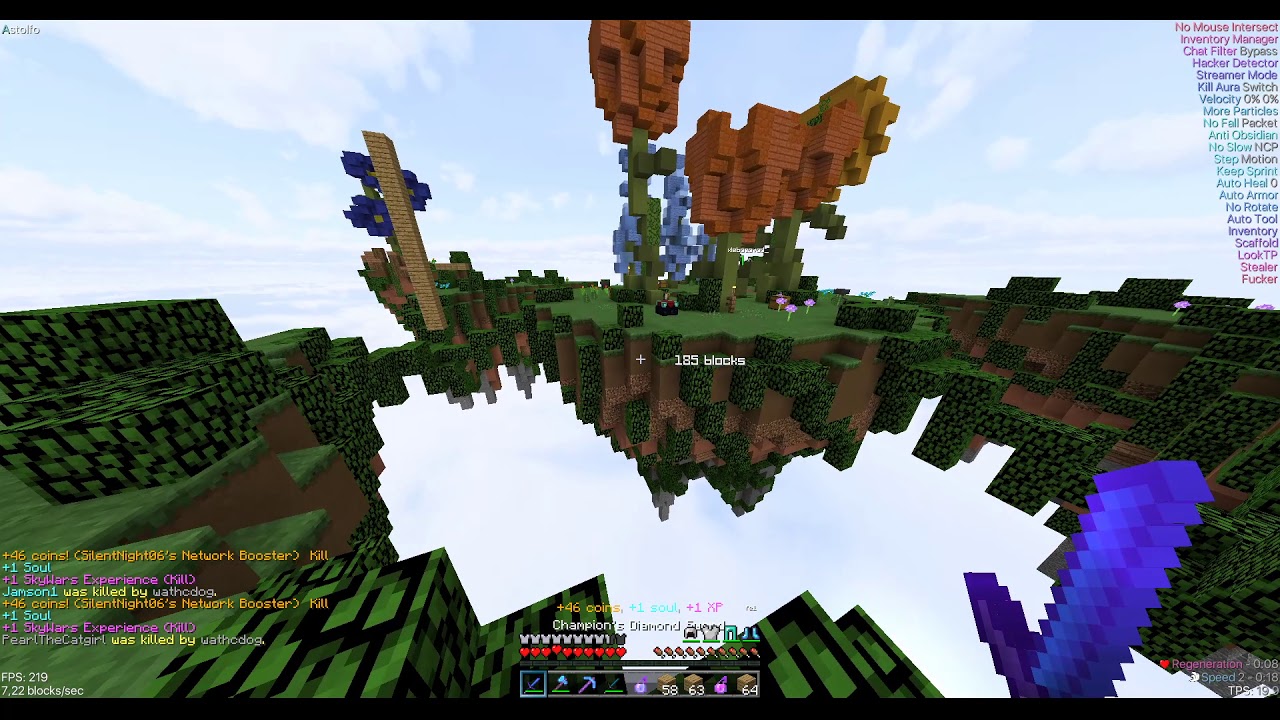 hacking on hypixel ranked skywars /Astolfo Client | BEST Client for ...