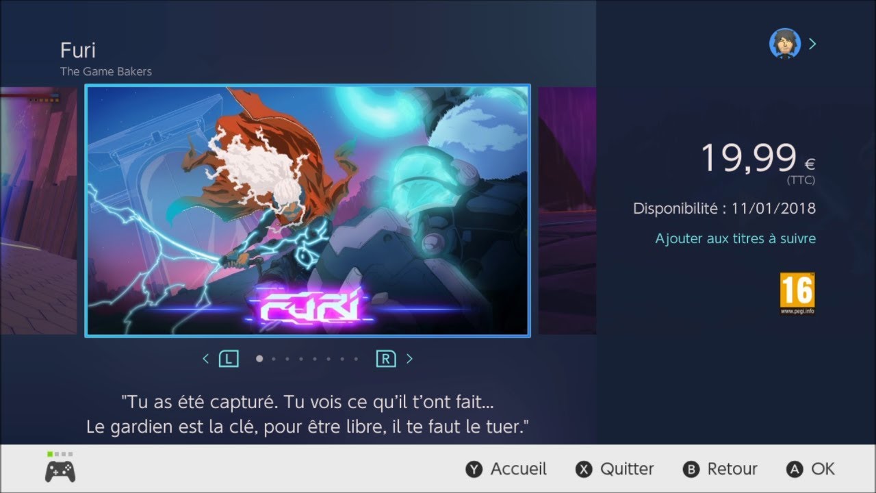 FURI trailer Nintendo Switch - YouTube