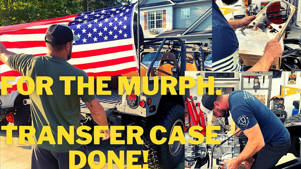 Humvee Duramax Swap Transfer Case Install - YouTube