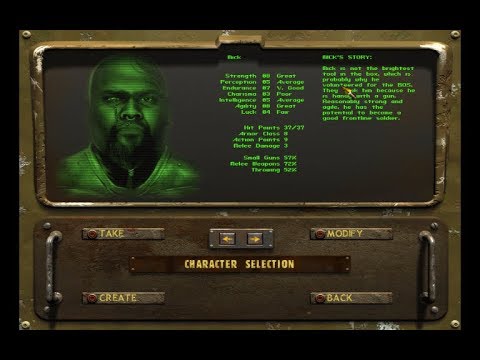 Fallout Tactics Brotherhood of Steel Character Profiles - YouTube