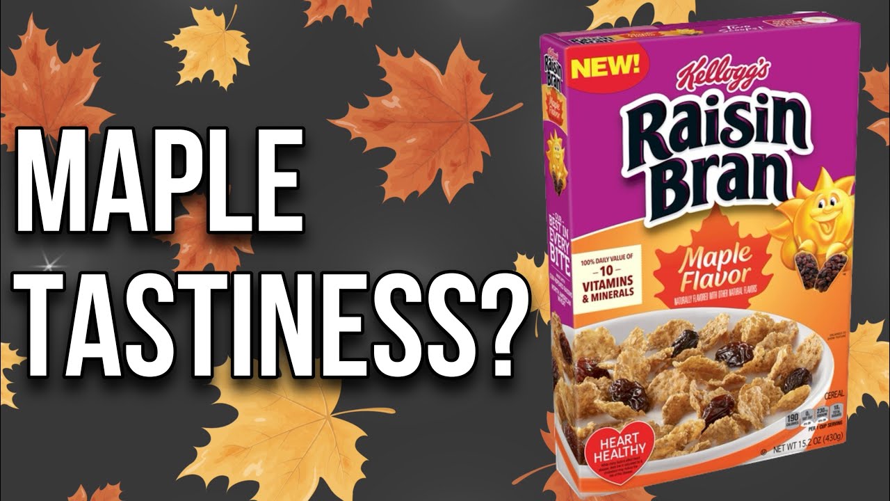 Raisin bran maple flavor | super cereal Sunday - YouTube