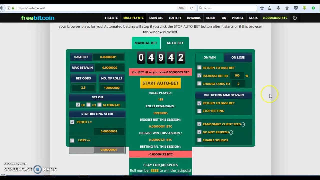 SCRIPT FREE BITCOIN ANTI LOSS work 100% 2017 | 0.00180000 SATOSHI - YouTube