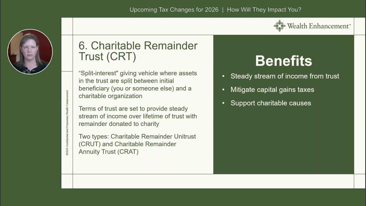Charitable Remainder Trusts (CRTs) and Their Estate Planning Benefits ...