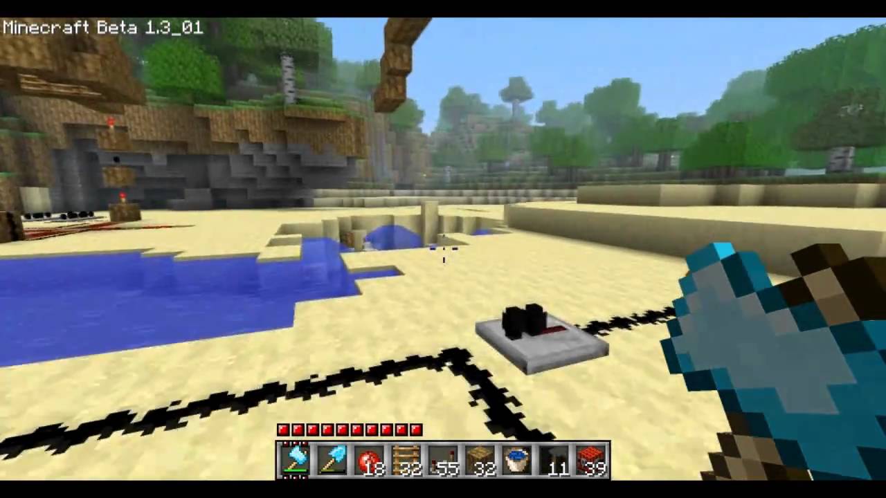 Minecraft Firework launcher tutorial! - YouTube