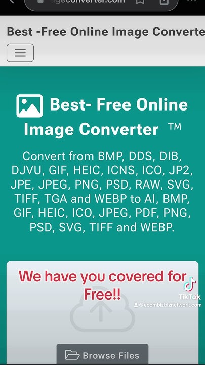 Best Free Image Converter from One file format to Another! - YouTube