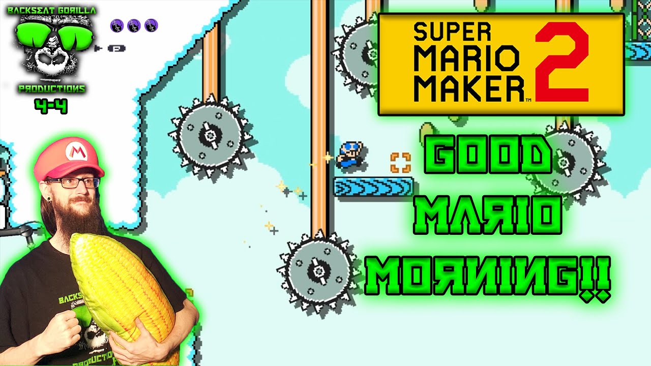 Good Mario Morning 4-4 | Lot's of BUZZ SAWS!! - YouTube