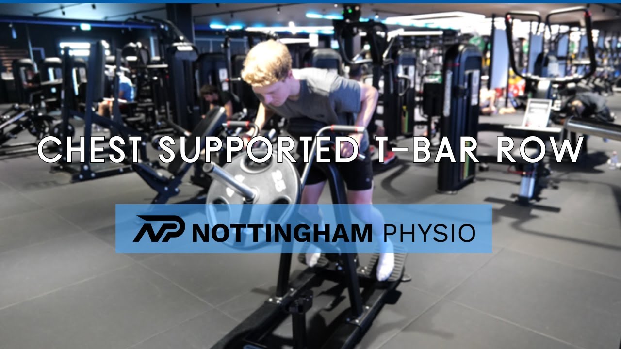 Chest-Supported T-Bar Row — Heavy Back Strength - YouTube