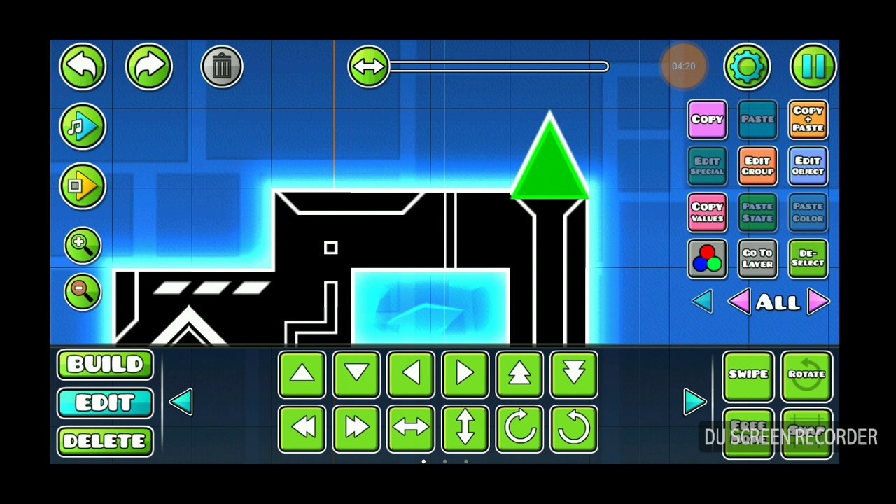 geometry dash desing - YouTube