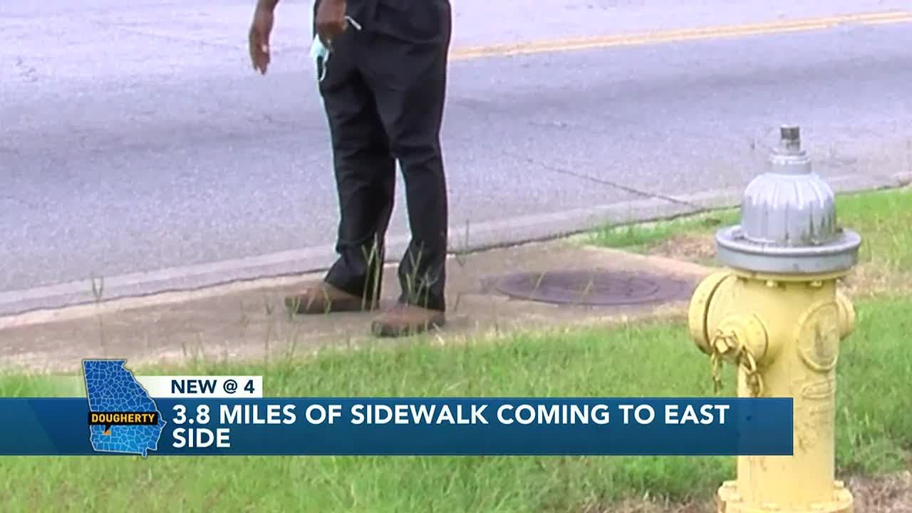 Over 3 miles of sidewalks coming to East Albany - YouTube