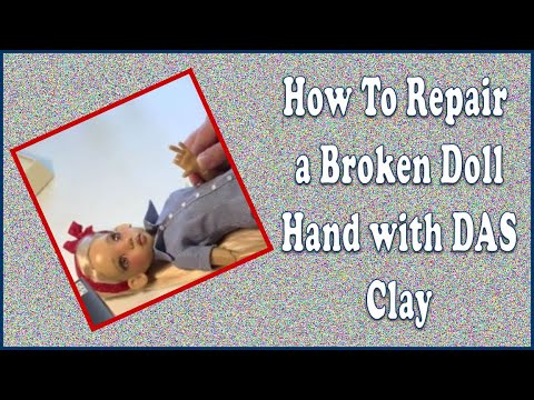 How To Repair a Doll Hand with Clay / Doll Collecting / Doll Repair ...