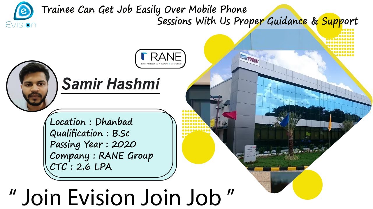 Congrats ,Samir Hashmi | Dhanbad | Salary 2.6 LPA | Got Selected in ...