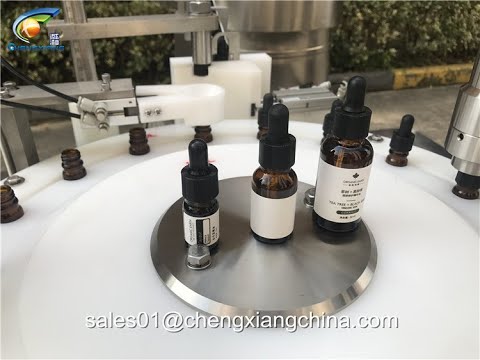 CX-GFT 15ml cbd oil filling line machine,filling capping labeling ...