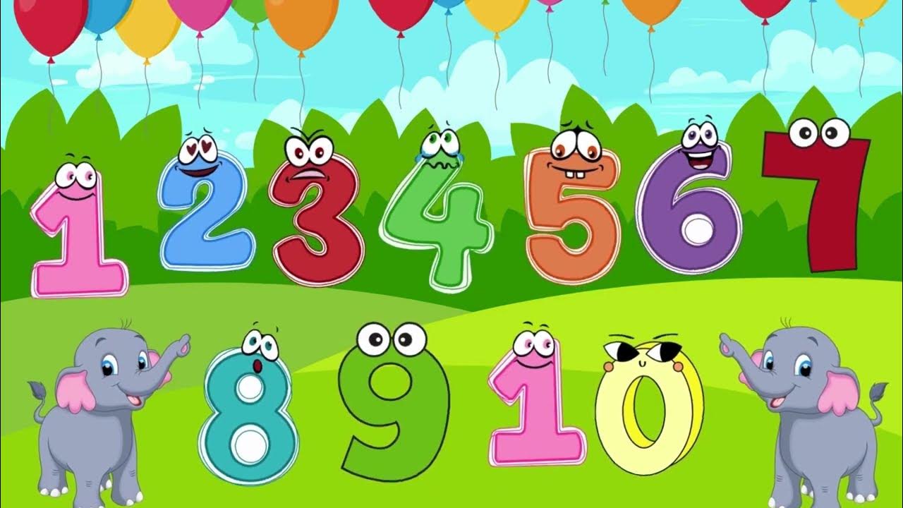 Number Song |Count 1 to 10 | Fun with numbers| Nursery Rhyme and Kids ...