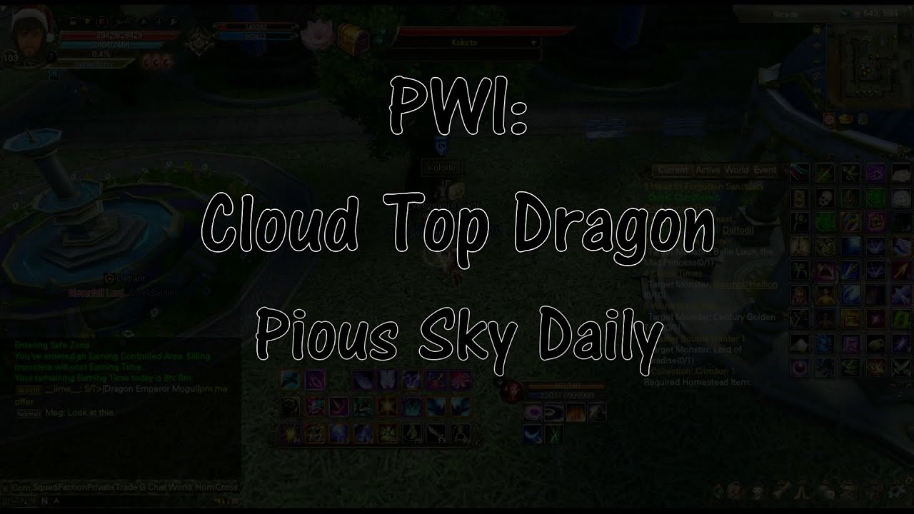 PWI - Cloud Top Dragon (Pious Sky Daily) - YouTube