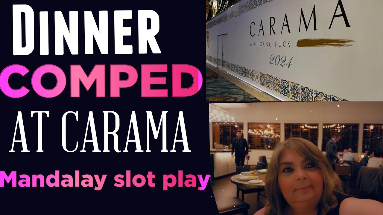 DINNER AT CARAMA MANDALAY BAY | I HIT THE MAXI FOR $1000 ON MYSTERY OF ...