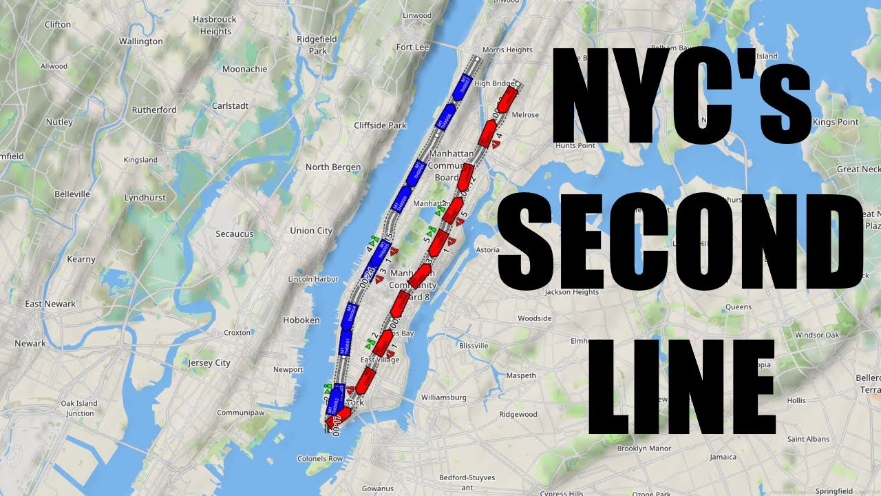 SECOND LINE - NEW YORK METRO #2 | NIMBY Rails Gameplay - YouTube
