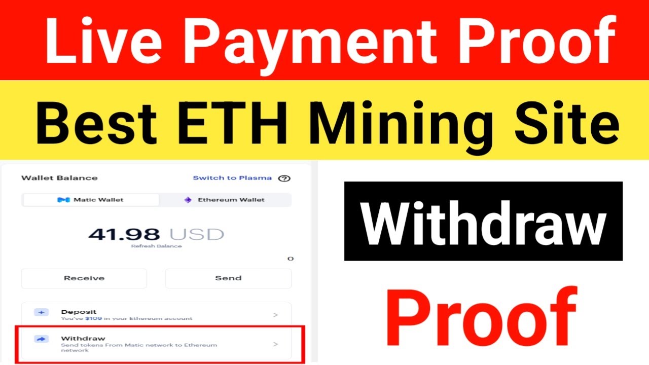 ETH Mining Withdrawal Proof / ETH Mining in Pakistan / New High Paying Cryptocurrency - YouTube