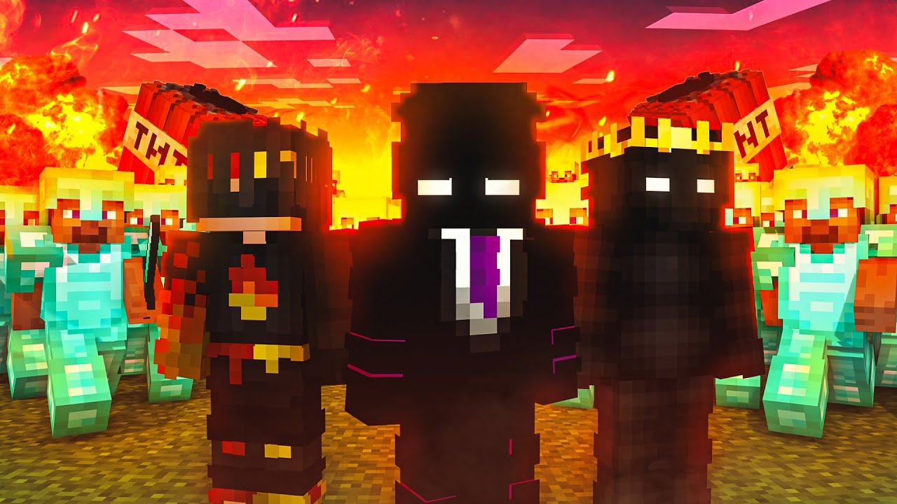 100 Griefers Try to Conquer Our Minecraft Server - YouTube