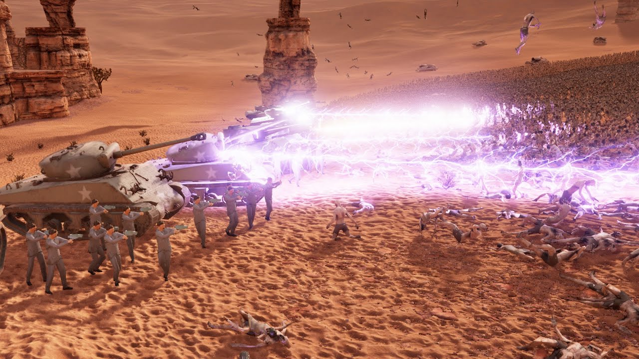 NIKOLA TESLA & TESLA TANKS vs 3 MILLION ZOMBIES UEBS 2 - Ultimate Epic ...