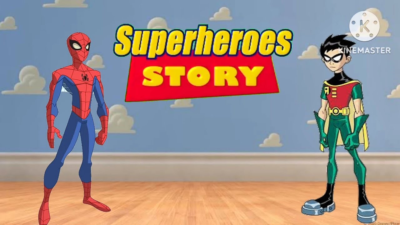 súperheroes story parte 6 discusión entre Robin y Gabo/Brick el chico ...