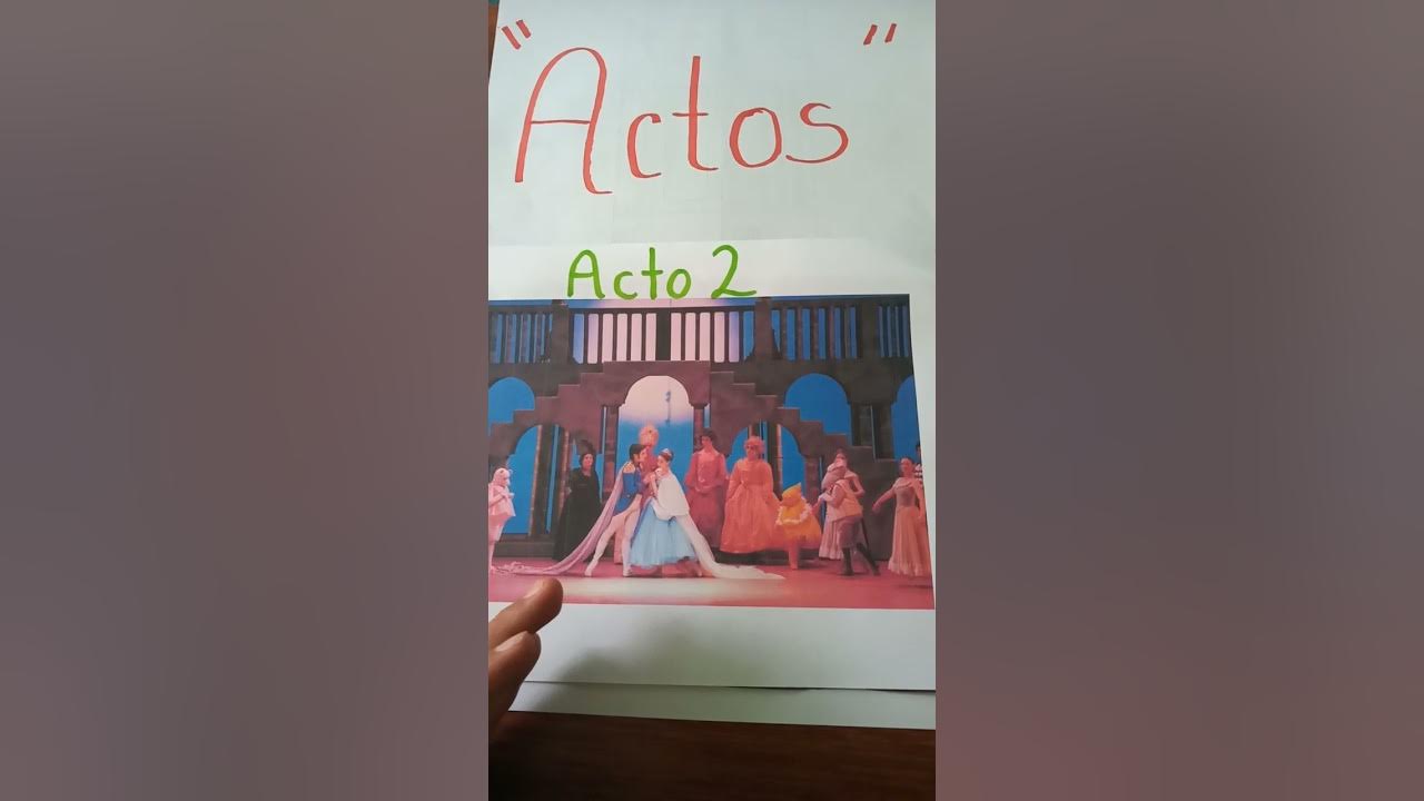 Actos y escenas en una obra de teatro - YouTube