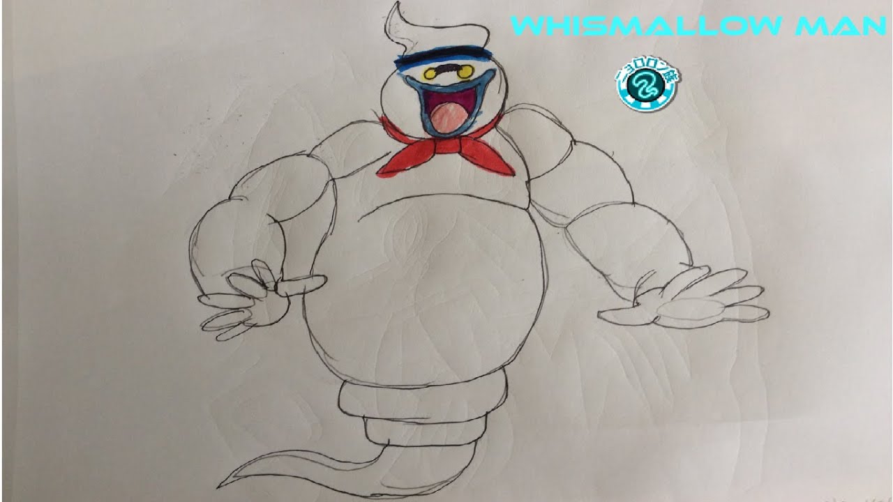 how to draw whismallow man by K.F.A - YouTube