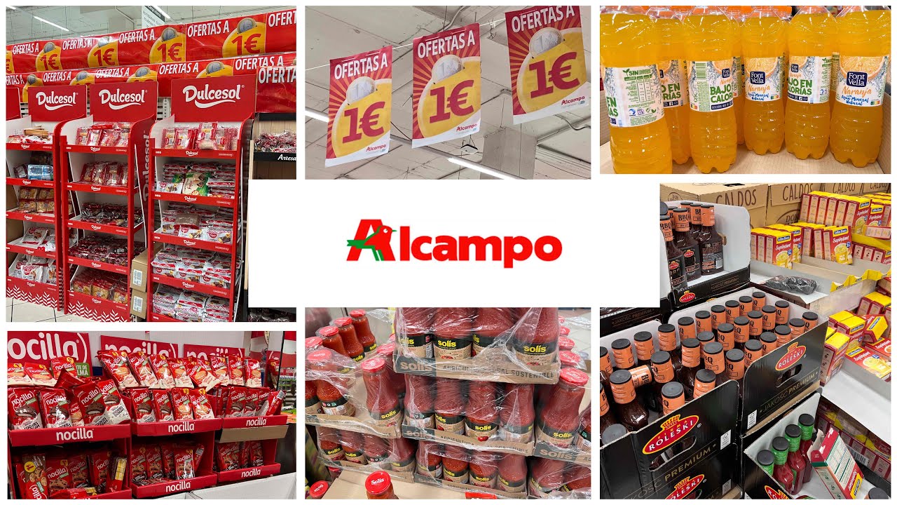 ALCAMPO 🛒♥️ TODO A 1€. ALIMENTACIÓN|OS ENSEÑO MI COMPRA🫶🏽CONSERVAS ...