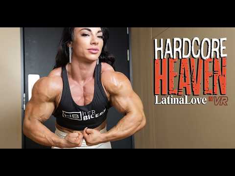 Hardcore Heaven! Female Bodybuilder Martina Lopez -  Latina Love VR PREVIEW!