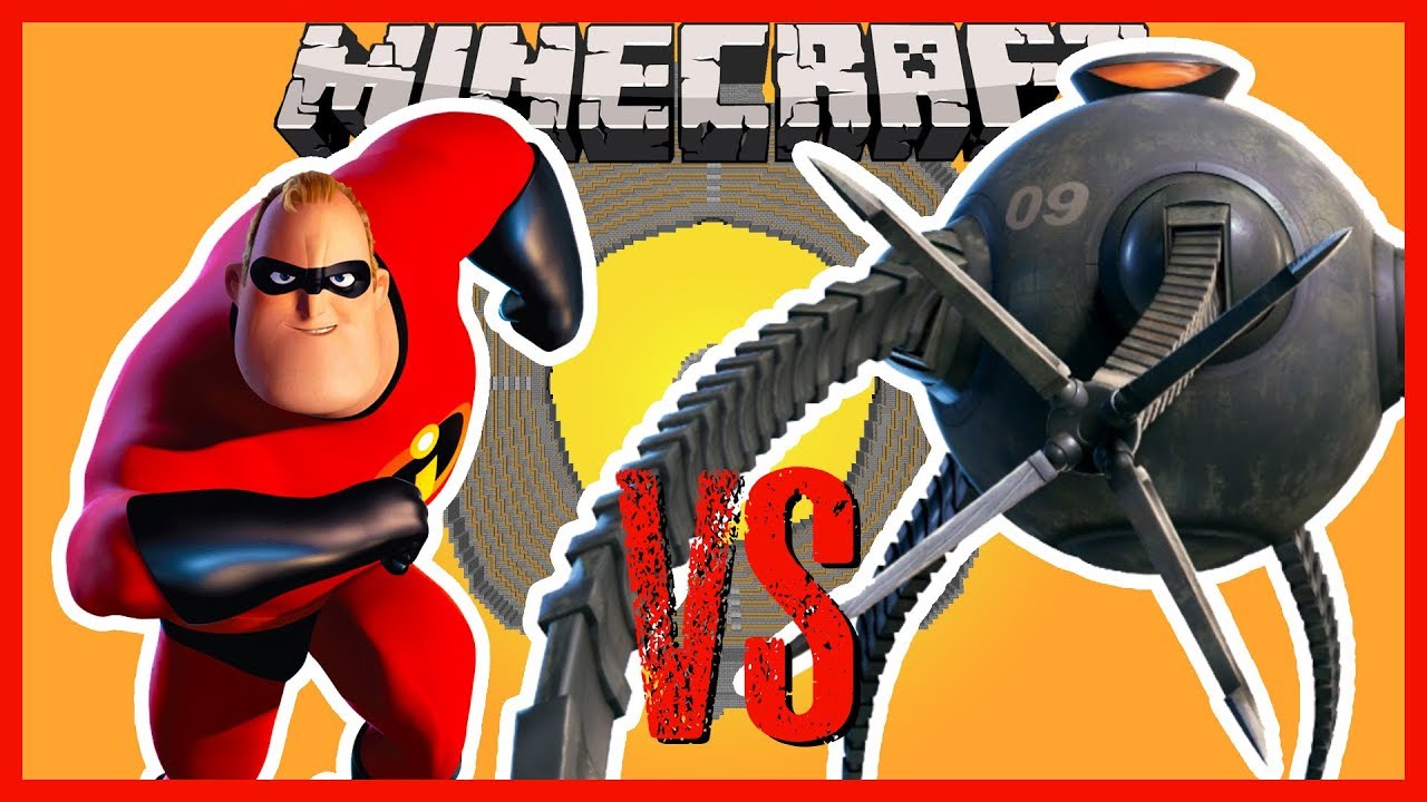 Minecraft - MR INCREDIBLE VS THE INCREDIBLE'S OMNIDROID (CAN HE ALSO ...