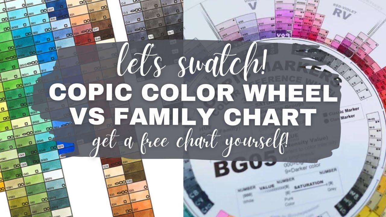 🔴 Which Copic Swatch Chart Works Better? Let's Swatch and Find Out ...