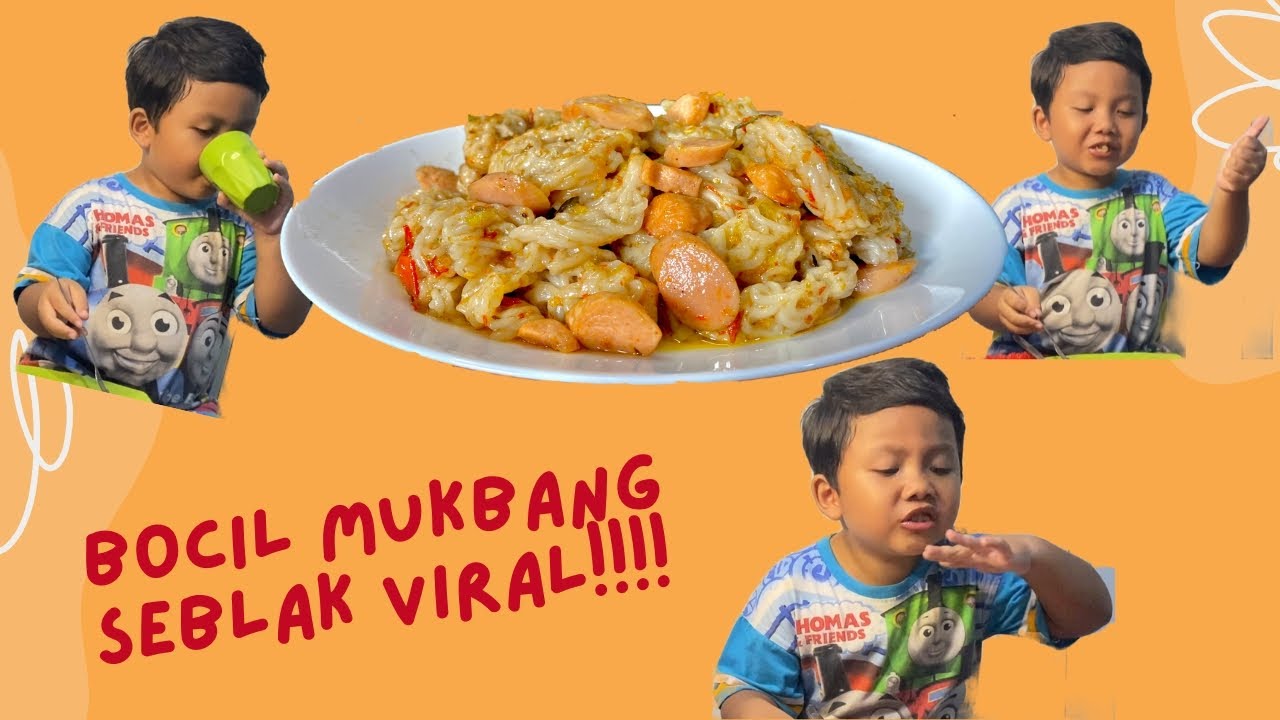 SEBLAK VIRAL RAFAEL - BOCIL MUKBANG - KEPEDESAN ‼️ - YouTube