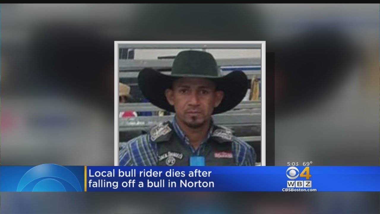 Rider Killed After Being Stepped On By Bull At Norton Rodeo - YouTube