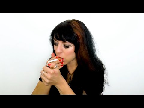 Learning to Smoke (Girl Smoking)