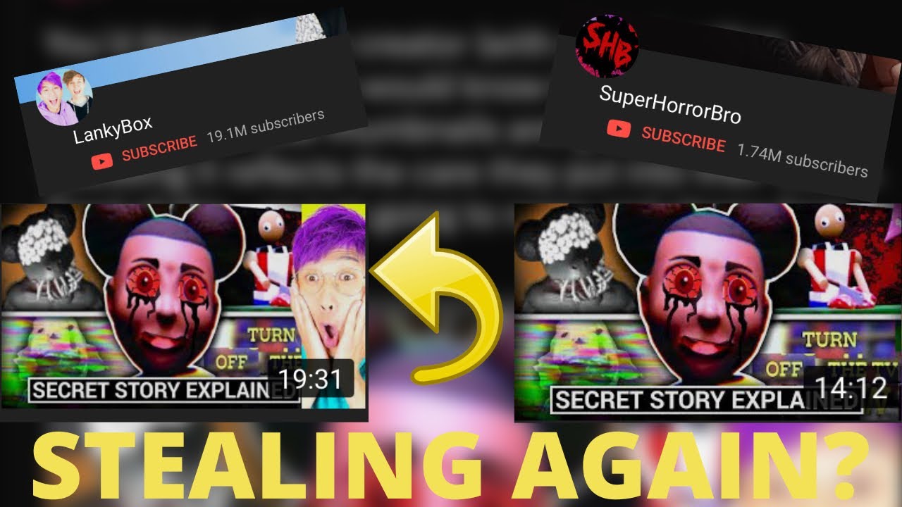 LANKYBOX STEALING THUMBNAILS AGAIN?! - YouTube