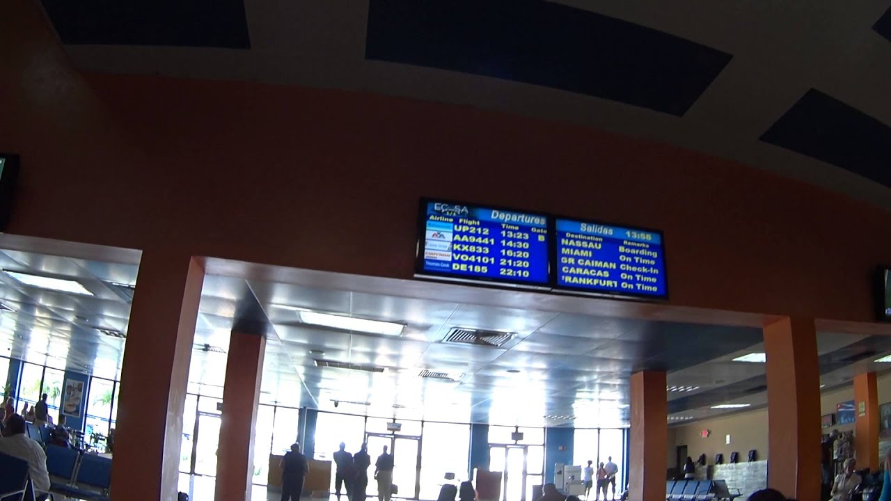 Terminal 2 Havana's airport. Aeropuerto Jose Marti Terminal 2. - YouTube