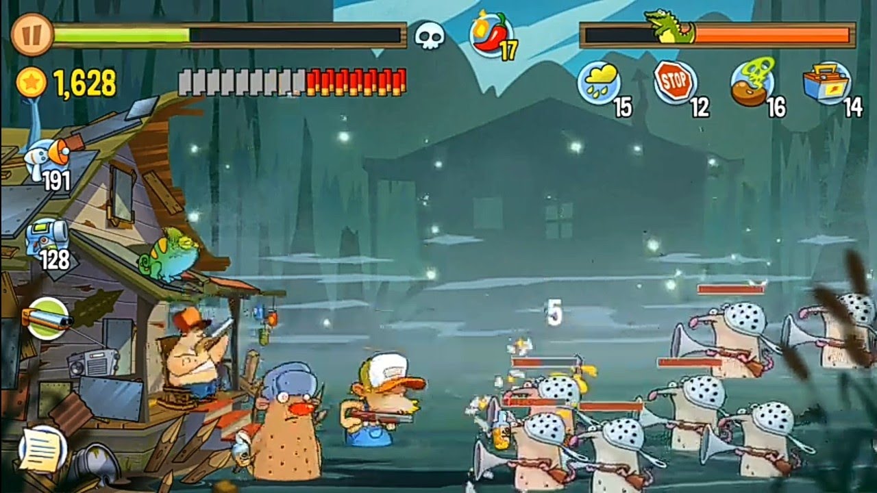 Swamp Attack - Hard Mode. Episode 6. Level 22 Gameplay Android ...